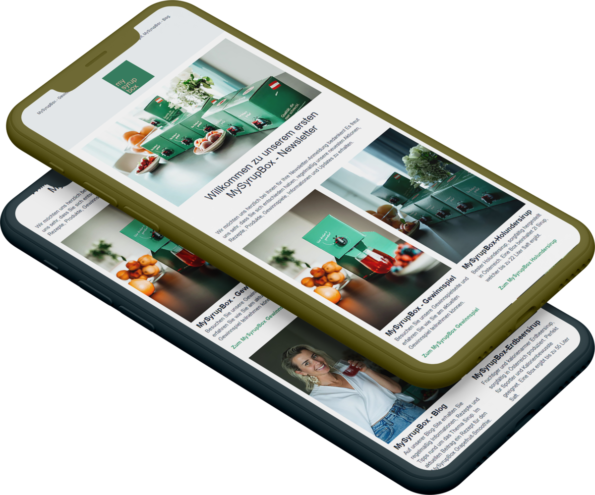 Inetservice: Newsletter für MySyrupBox